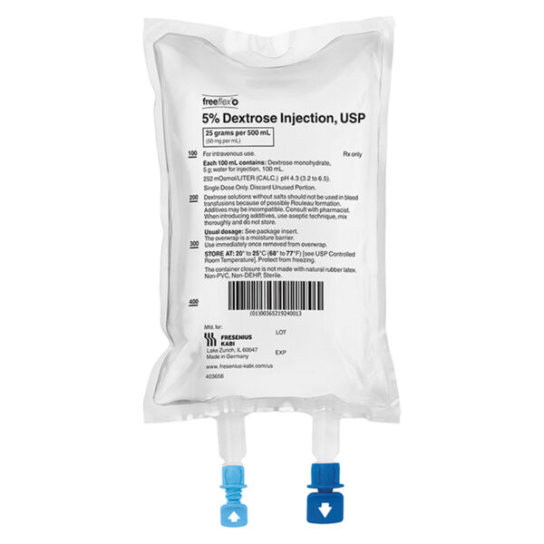 5 Dextrose Injection 500 ML IV Direct